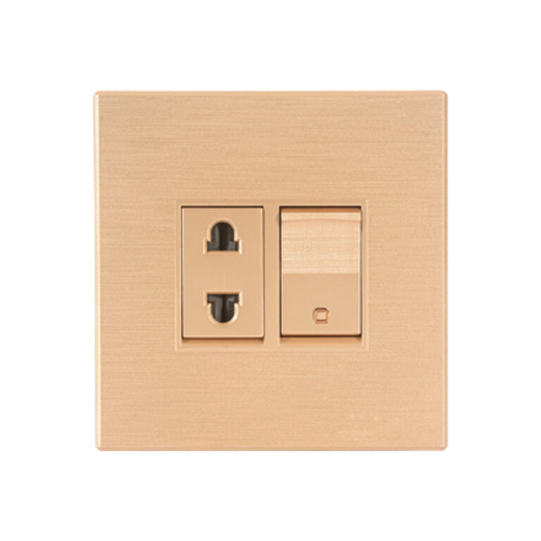 2 Pin Switch Socket Fiha Star Gold – Appollo Power Ltd.